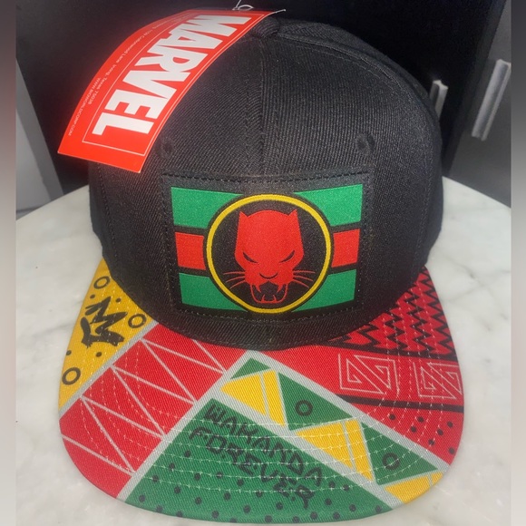 Marvel | Accessories | Marvel Black Panther Snapback | Poshmark